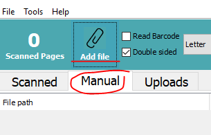 Manual Upload